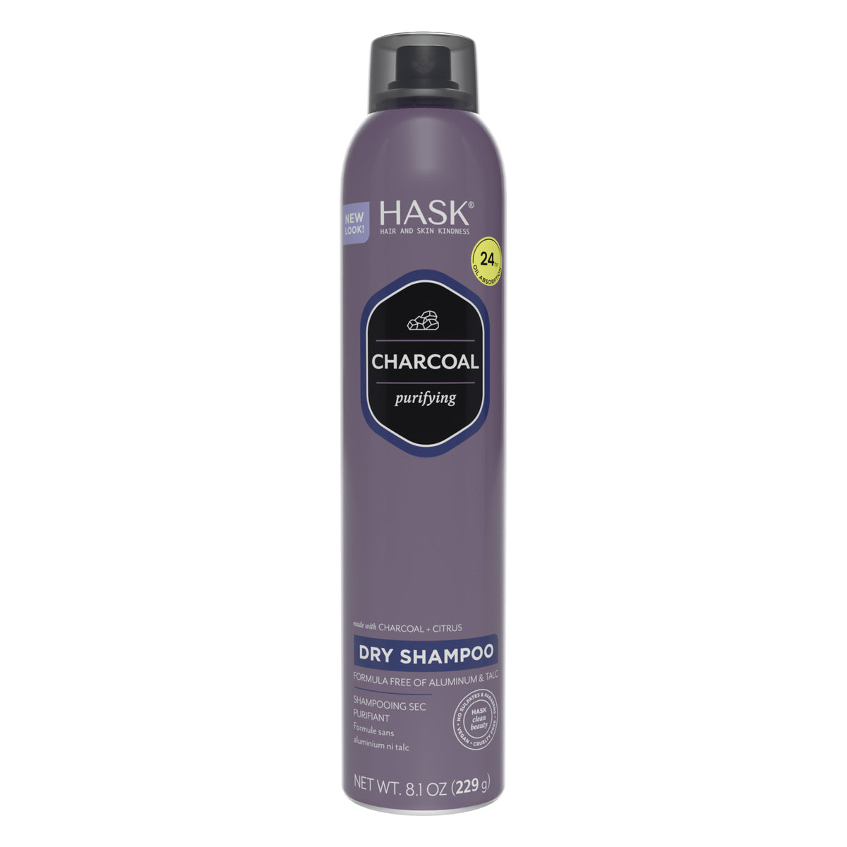 Charcoal Dry Shampoo 229g – Hask Beauty Australia