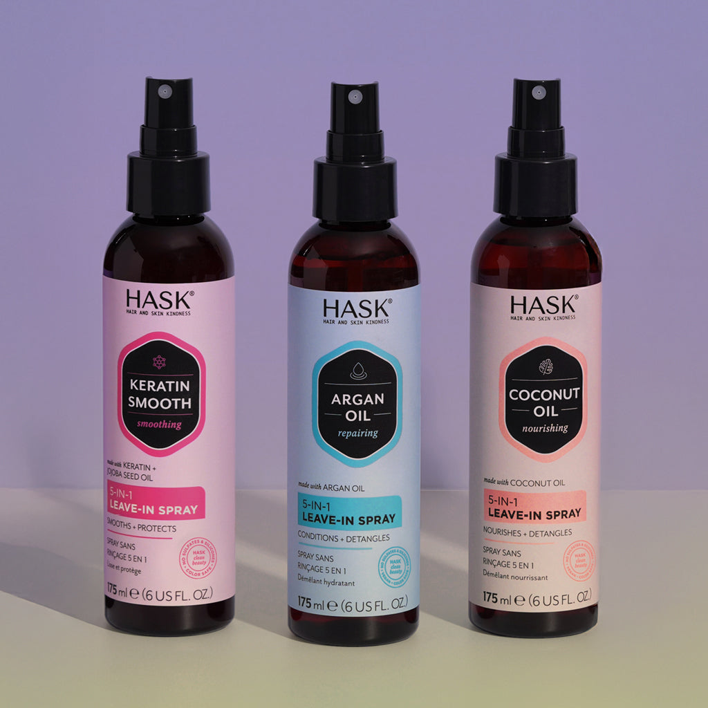 Which HASK 5-in-1 Leave-in Spray Is Best for Your Hair Goals? – Hask ...