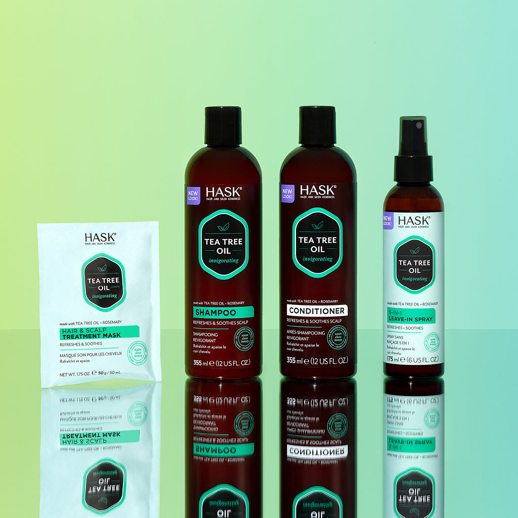 Transform Your Itchy, Irritated Scalp With The HASK Tea Tree Oil & Ros ...