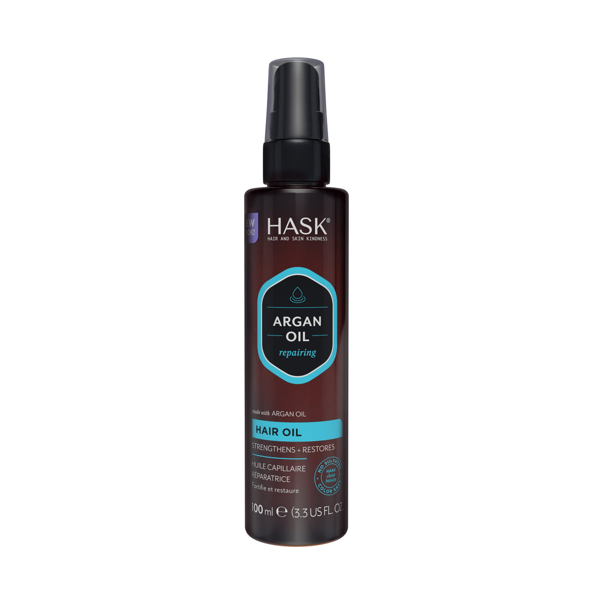Argan Oil Repairing Hair Oil 100mL – Hask Beauty Australia