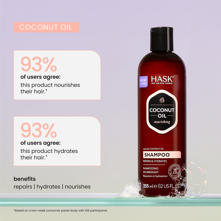 Coconut Oil Nourishing Shampoo – Hask Beauty Australia