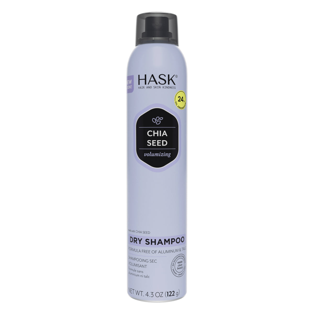 Chia Seed Dry Shampoo 122g – Hask Beauty Australia