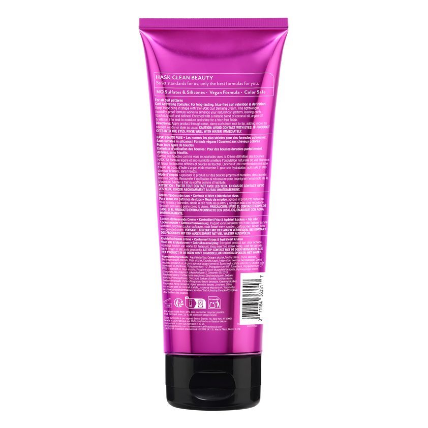 Curl Care Curl Defining Cream – Hask Beauty Australia