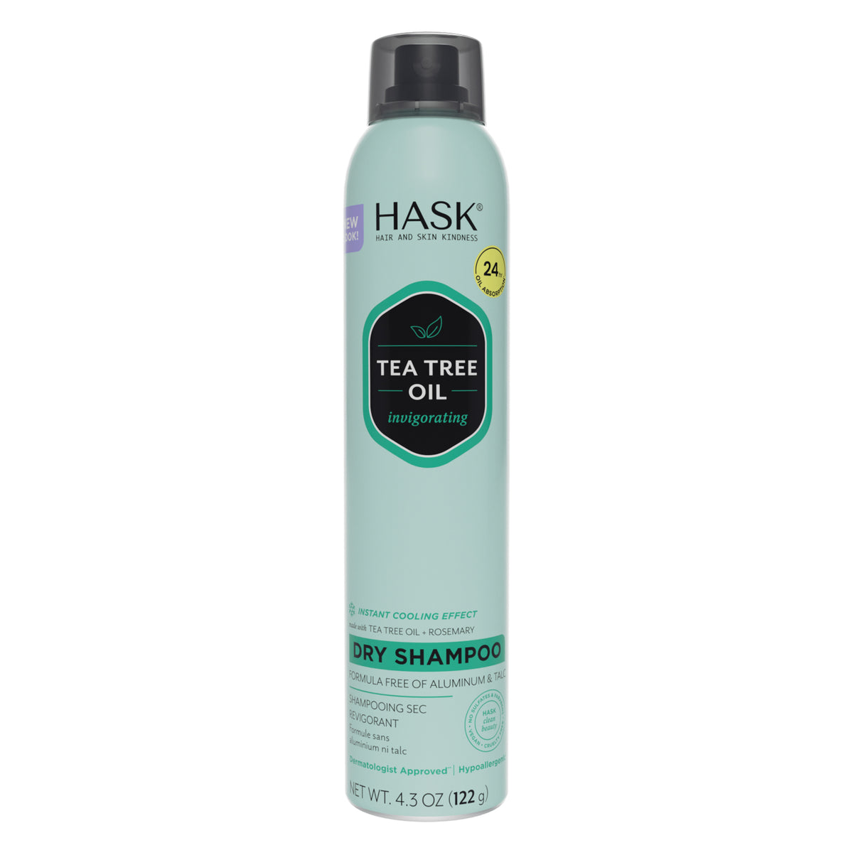 Tea Tree Oil Dry Shampoo 122g – Hask Beauty Australia