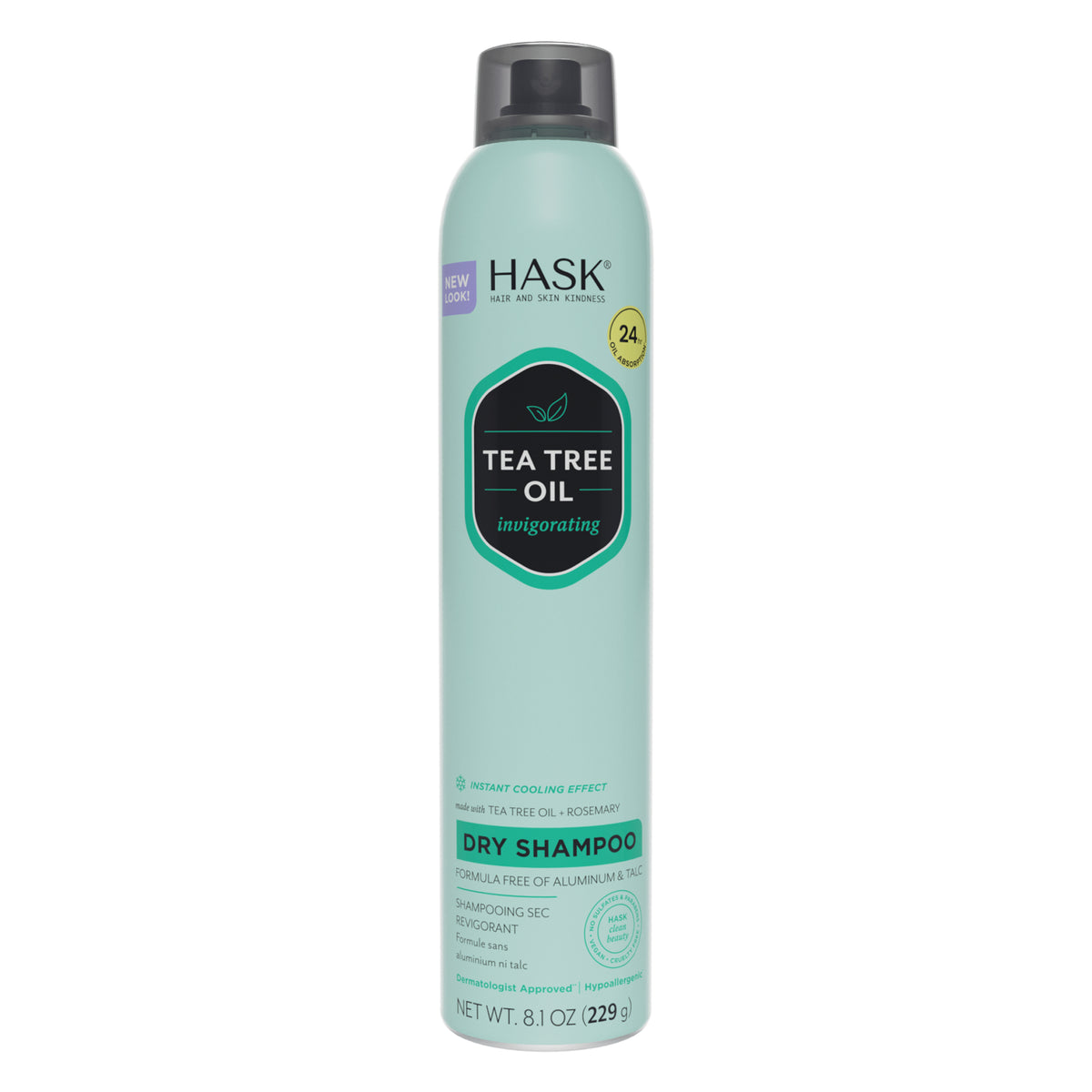 Tea Tree Oil Dry Shampoo 229g – Hask Beauty Australia